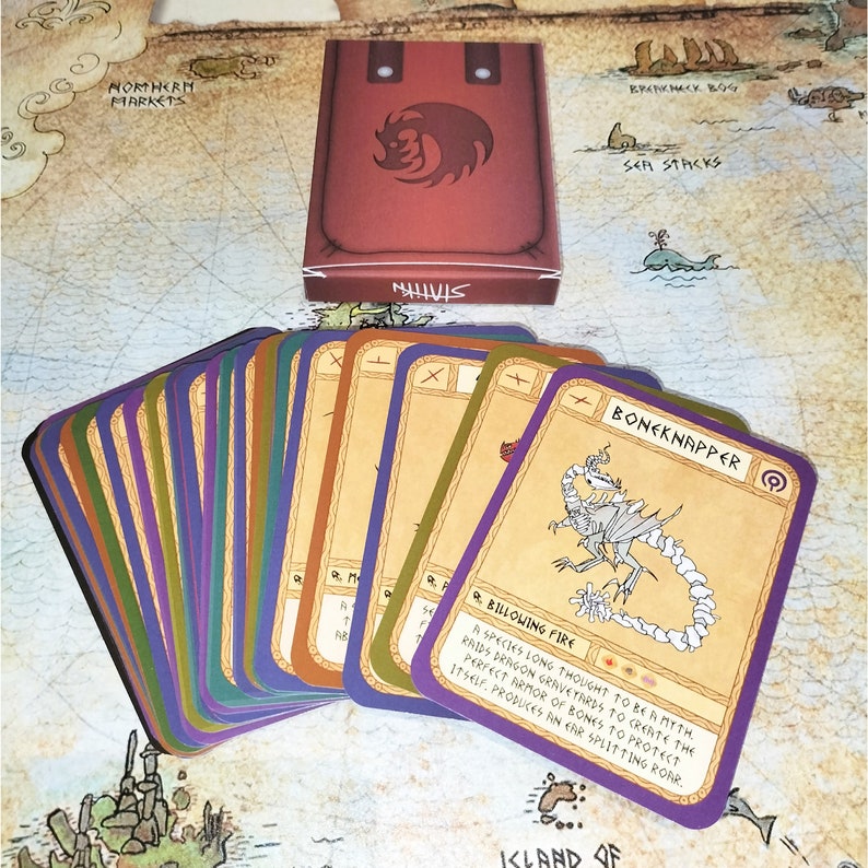HTTYD Deck of Dragons II - Beyond Berk (expansion Deck) - Etsy