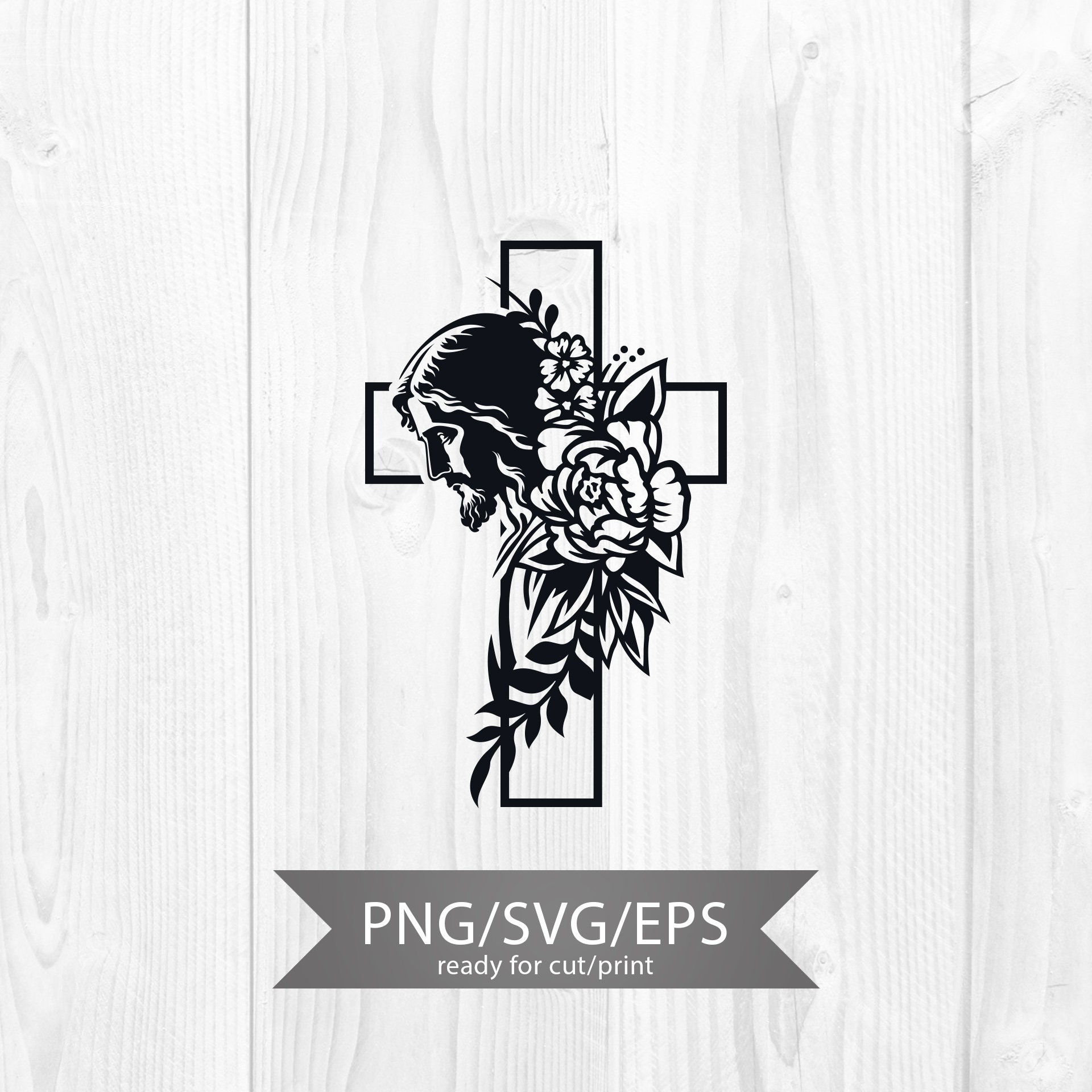Jesus Cross svg, escena religiosa svg, estampado cristiano, sublimación ...