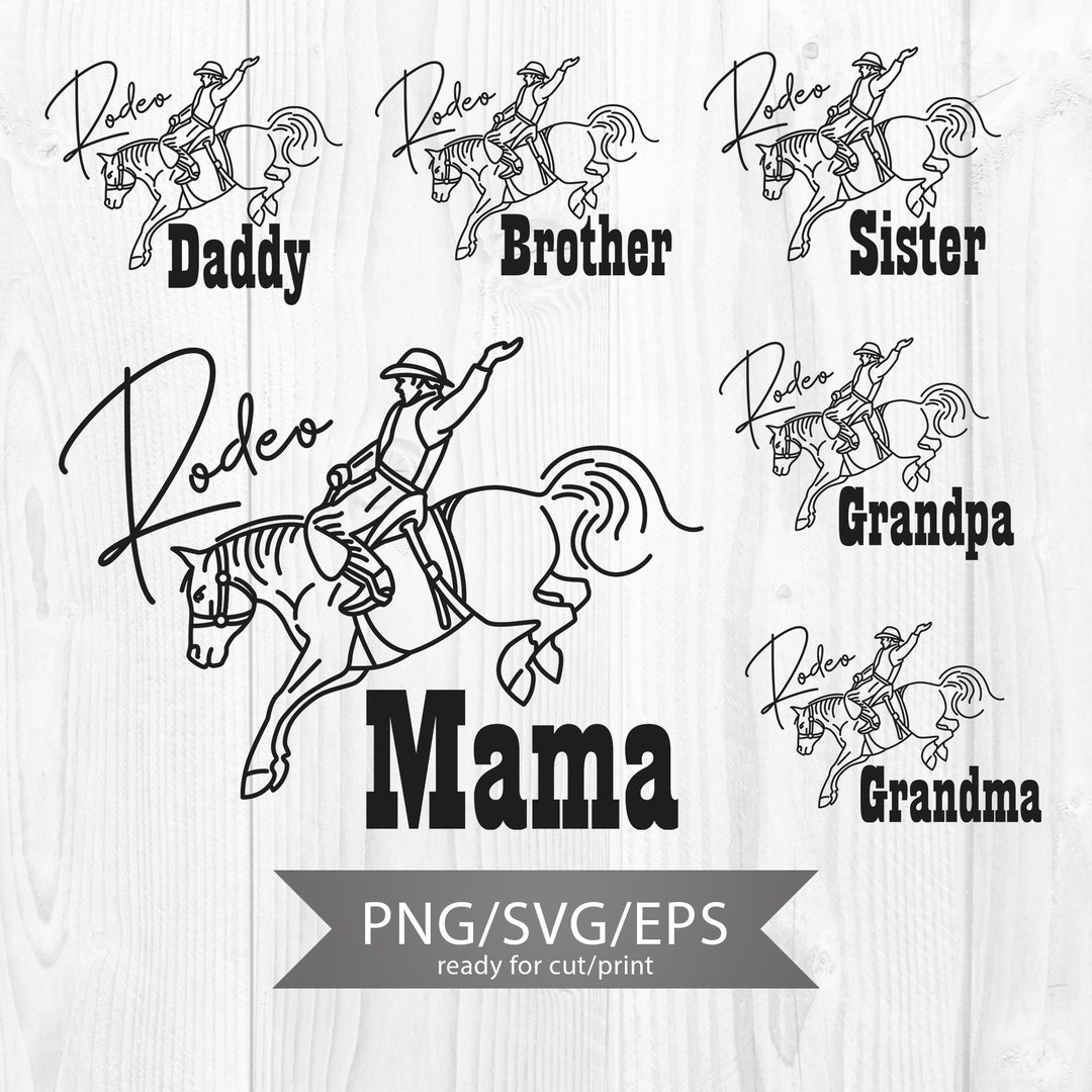 Rodeo Birthday Svg Rodeo Birthday Boy Png Family Matching - Etsy