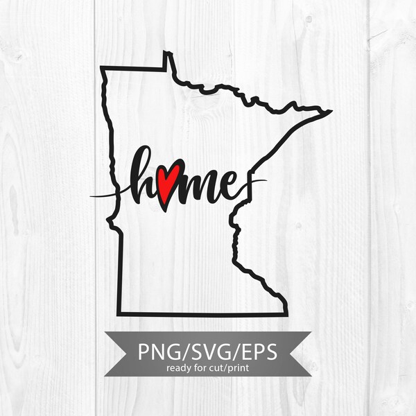 Minnesota Svg - Etsy