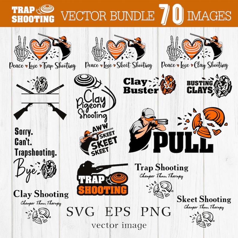 Trap Shooting Svg Pull Svg Trapshooting Bundle Clay Quote - Etsy Trap Shooting Svg Pull Svg Trapshooting Bundle Clay Quote - Etsy