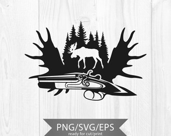 Moose Svg Png - Etsy