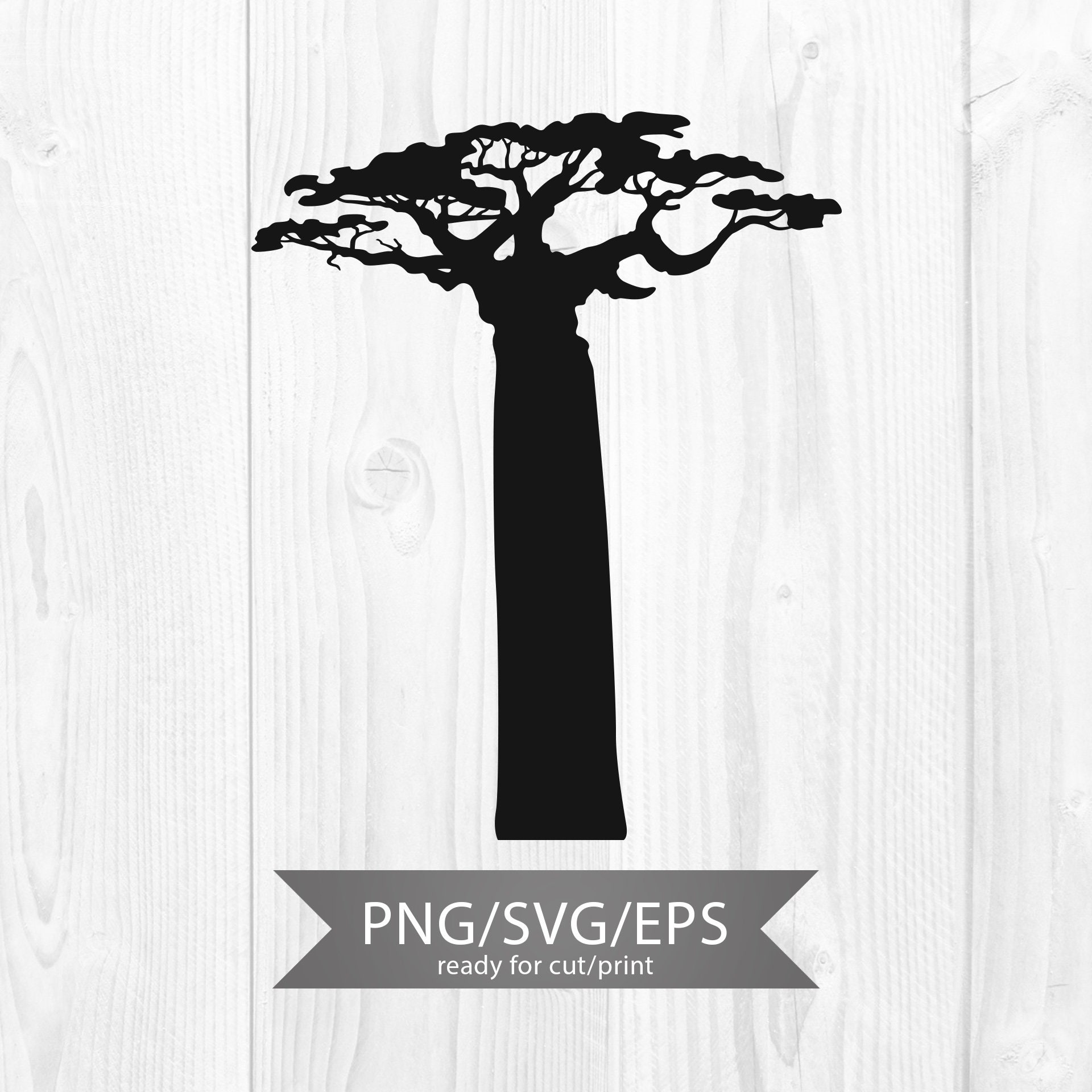 Baobab Svg African Tree Svg Cricut File - Etsy