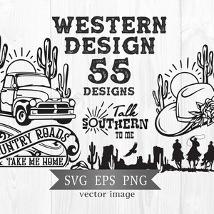 Western Svg - Etsy