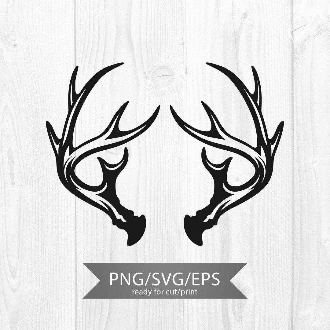 Deer Antlers Svg, Deer Hunting Svg, Vector Image, Hunting Decor Svg - Etsy