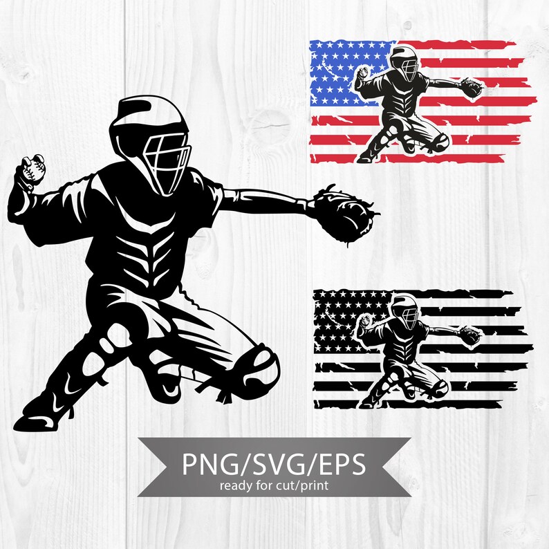 Baseball Catcher Svg Softball Catcher Svg Catcher Svg - Etsy