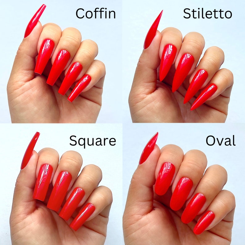 Hand-painted Press on Nails. Happy Vibes Hippie Nail Art. Reusable Handmade Nails. Customised ...