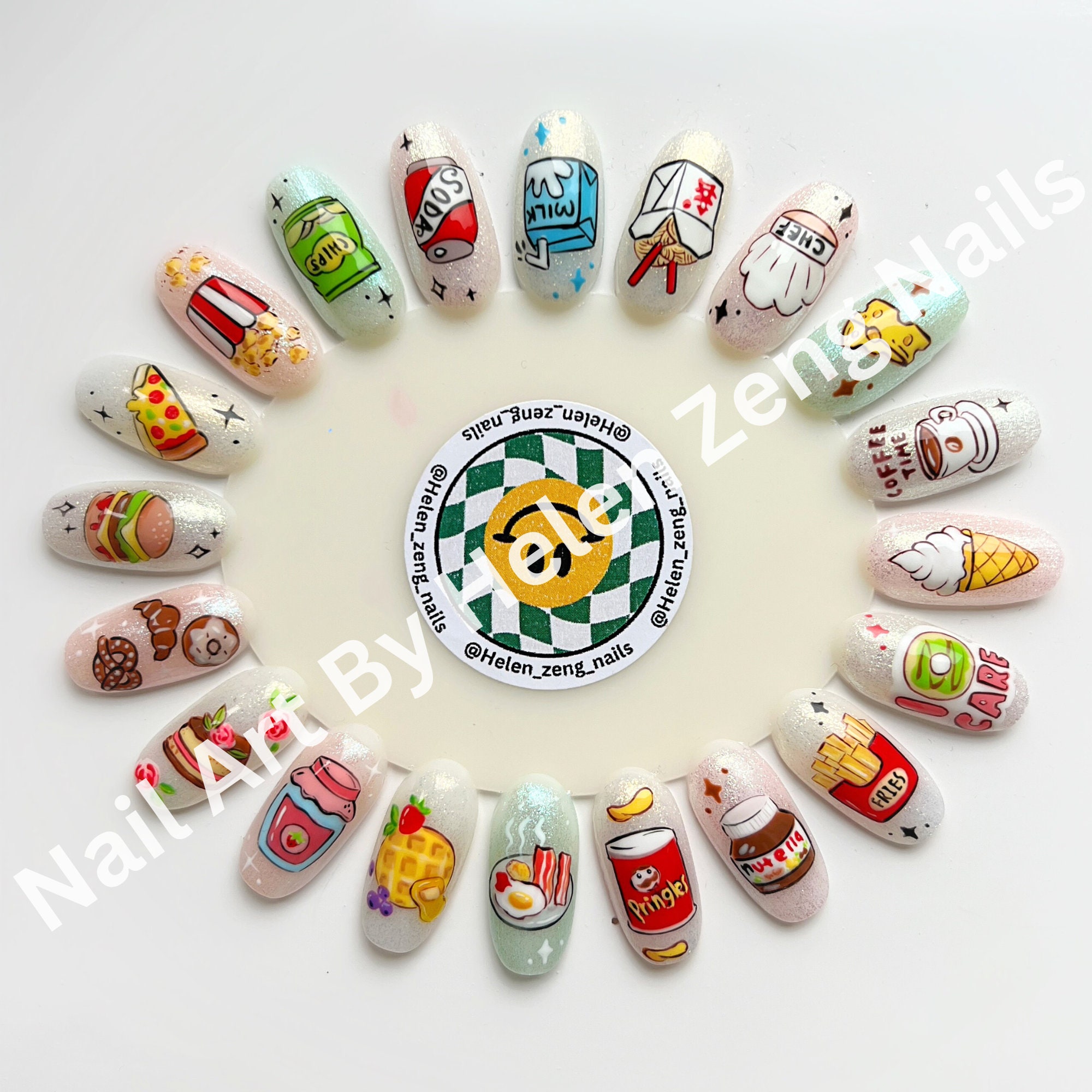 20 Nail Art Video Tutorials. Cartoon Nails. Fun Trendy Nails. Salon ...