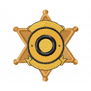 six point badge