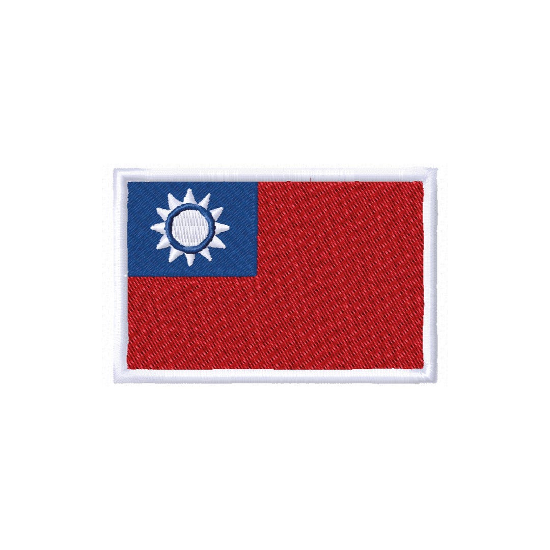 Flag of Taiwan Digital Embroidery Design - Etsy