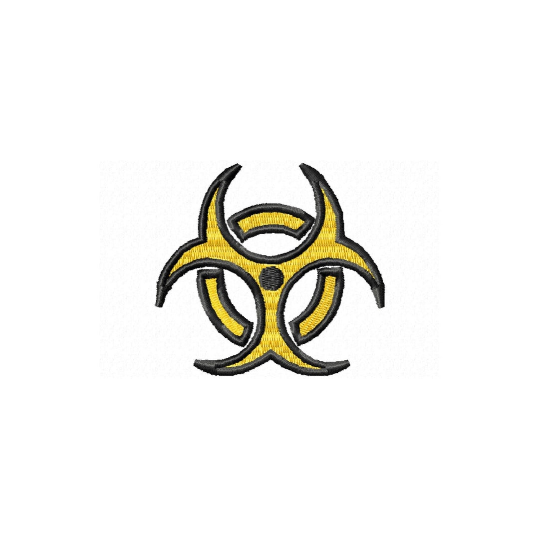Biohazard Symbol Digital Embroidery Design - Etsy