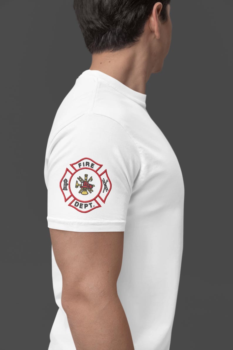 Fire Department Maltese Cross Badge Digital Embroidery Design - Etsy