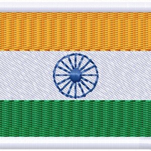 Flag of India Digital Embroidery Design - Etsy