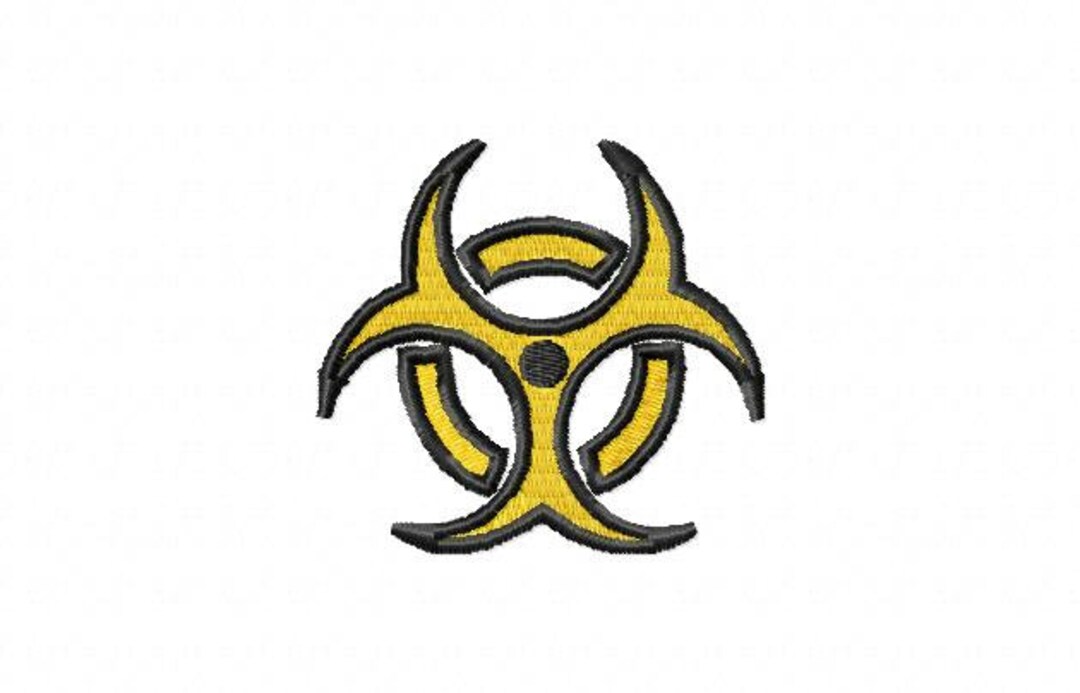Biohazard Symbol Digital Embroidery Design - Etsy