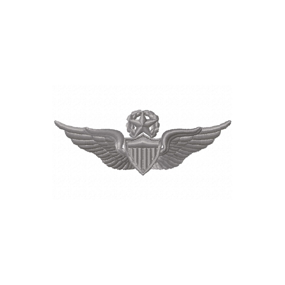 US Air Force Command Pilot Wings Digital Embroidery Design - Etsy