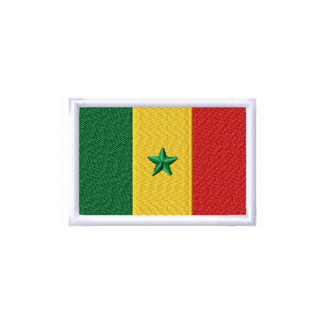 Flag of Senegal Digital Embroidery Design - Etsy