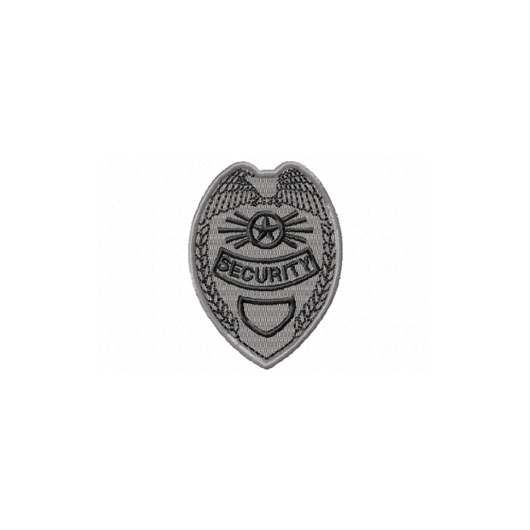 Security Badge Digital Embroidery Design - Etsy