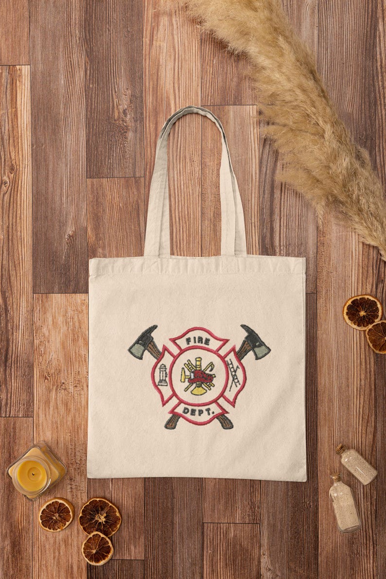 Fire Department Maltese Cross With Firefighter Axes Badge Digital ...