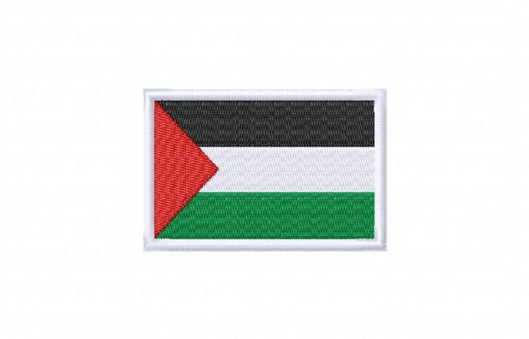 Flag of Palestine Digital Embroidery Design - Etsy