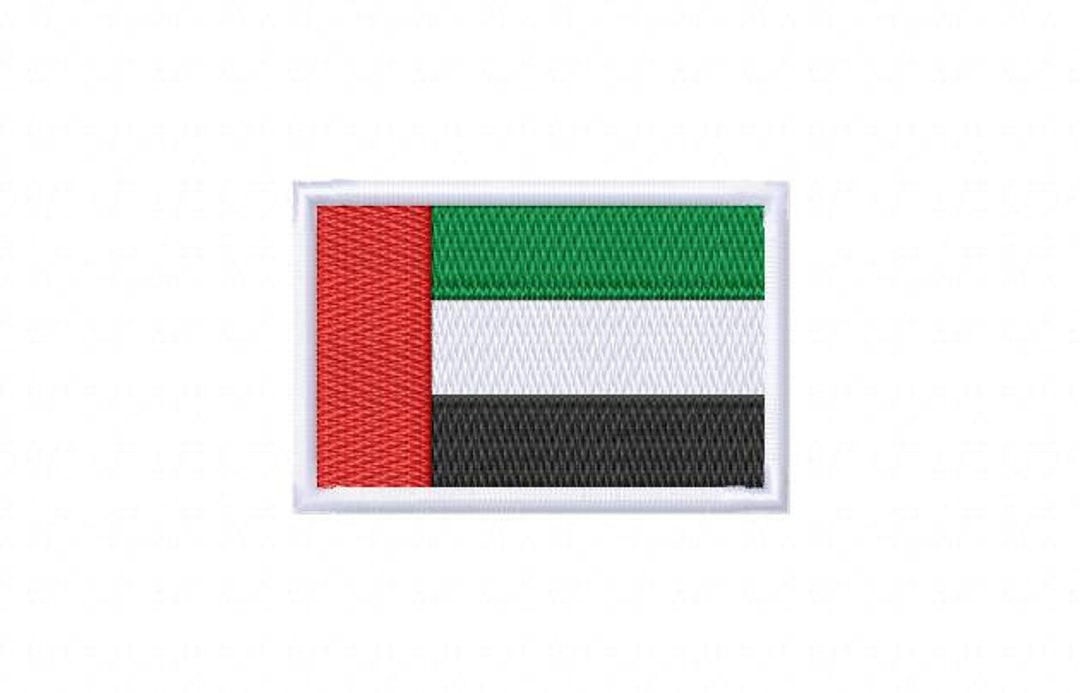Flag of the United Arab Emirates Digital Embroidery Design - Etsy