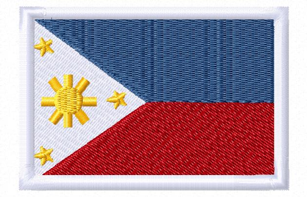 Flag of the Philippines Digital Embroidery Design - Etsy