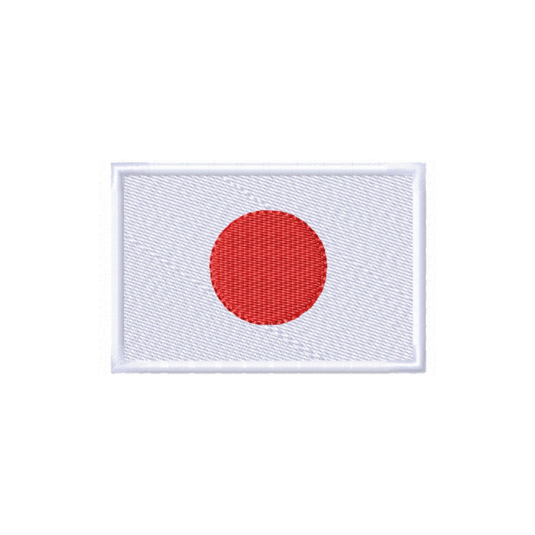 Flag of Japan Digital Embroidery Design - Etsy