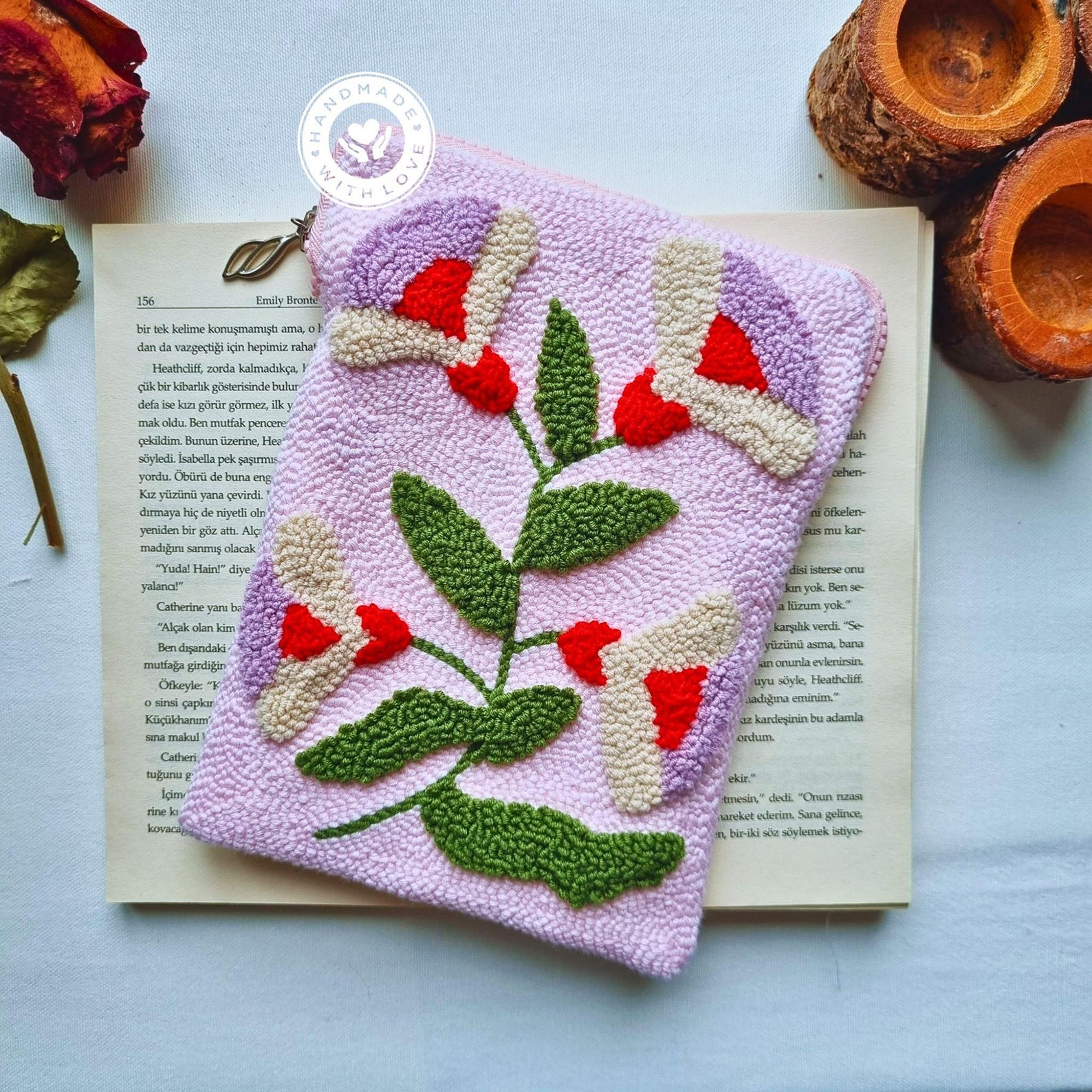 Pink Floral Kindle Cover Fabric Book Cover Kindle Paperwhite Case ...