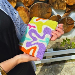 Colorful Kindle Sleeve, Fabric Book Cover, Kindle Paperwhite 11th Gen ...