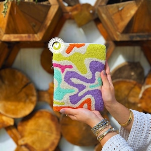 Colorful Kindle Sleeve, Fabric Book Cover, Kindle Paperwhite 11th Gen ...