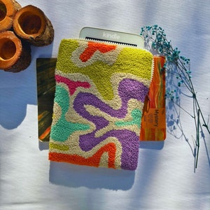 Colorful Kindle Sleeve, Fabric Book Cover, Kindle Paperwhite 11th Gen ...