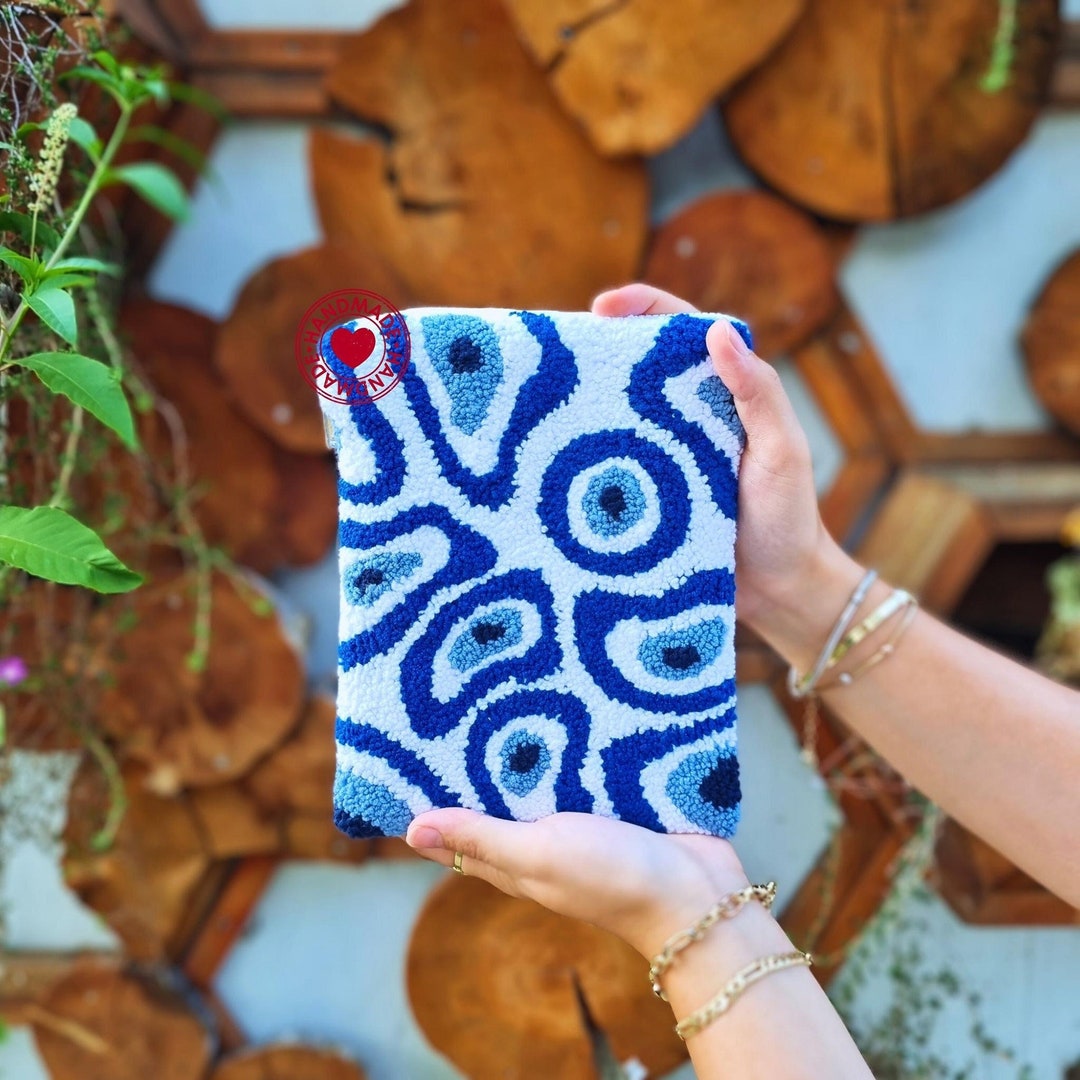 Evil Eye Kindle Cover - Embroidered Paperwhite Case - Handmade Kindle ...