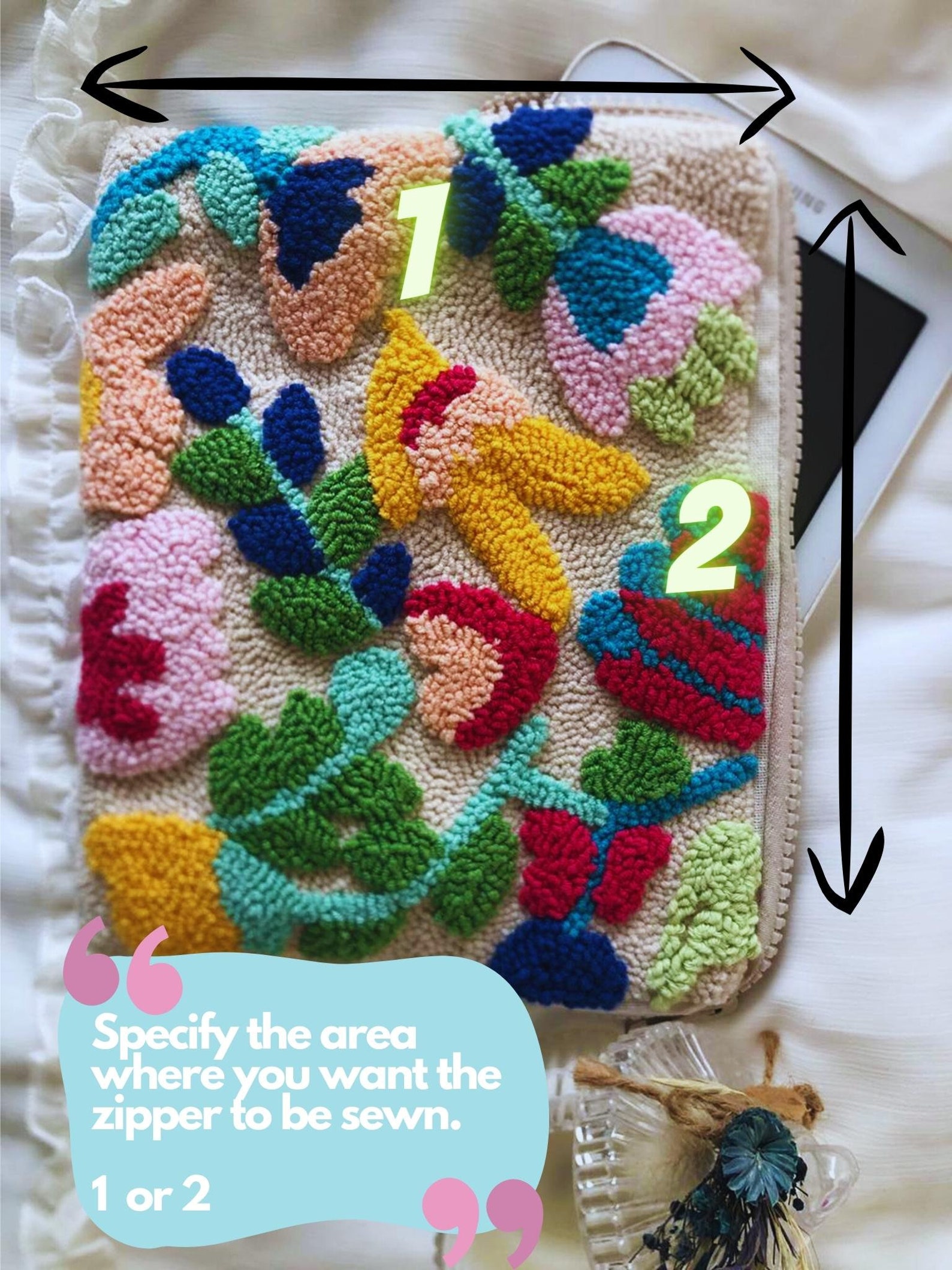 Embroidered Kindle Case Personalized Book Sleeve Book Lover Gift E ...