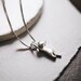 Cat Pendant Chain Necklace Cute Cat Necklaces Sterling - Etsy Canada