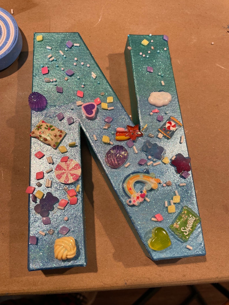 Personalized Letters /floral or Candy - Etsy