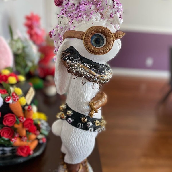 Steampunk White Rabbit - Etsy