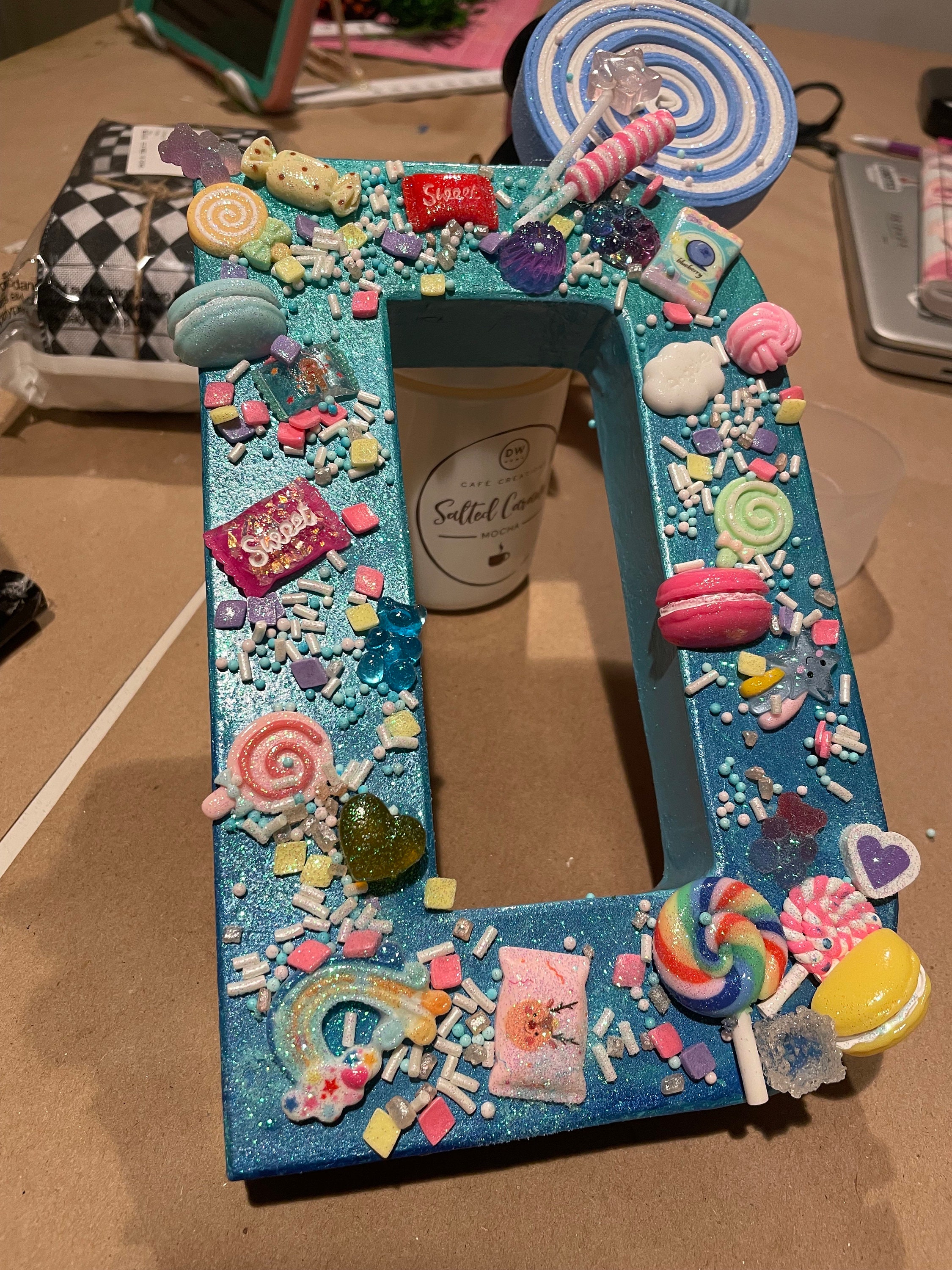 Personalized Letters /floral or Candy - Etsy