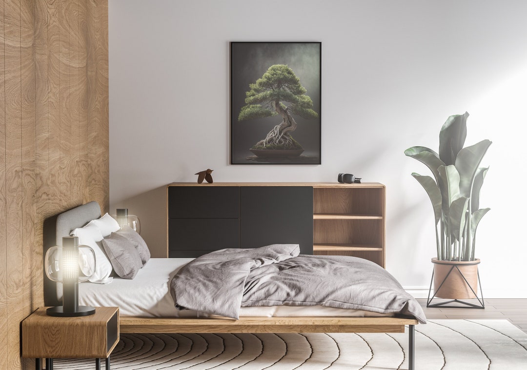 Bonsai Art Print | Bonsai Tree Art | Bonsai Wall Art | Japanese Art ...