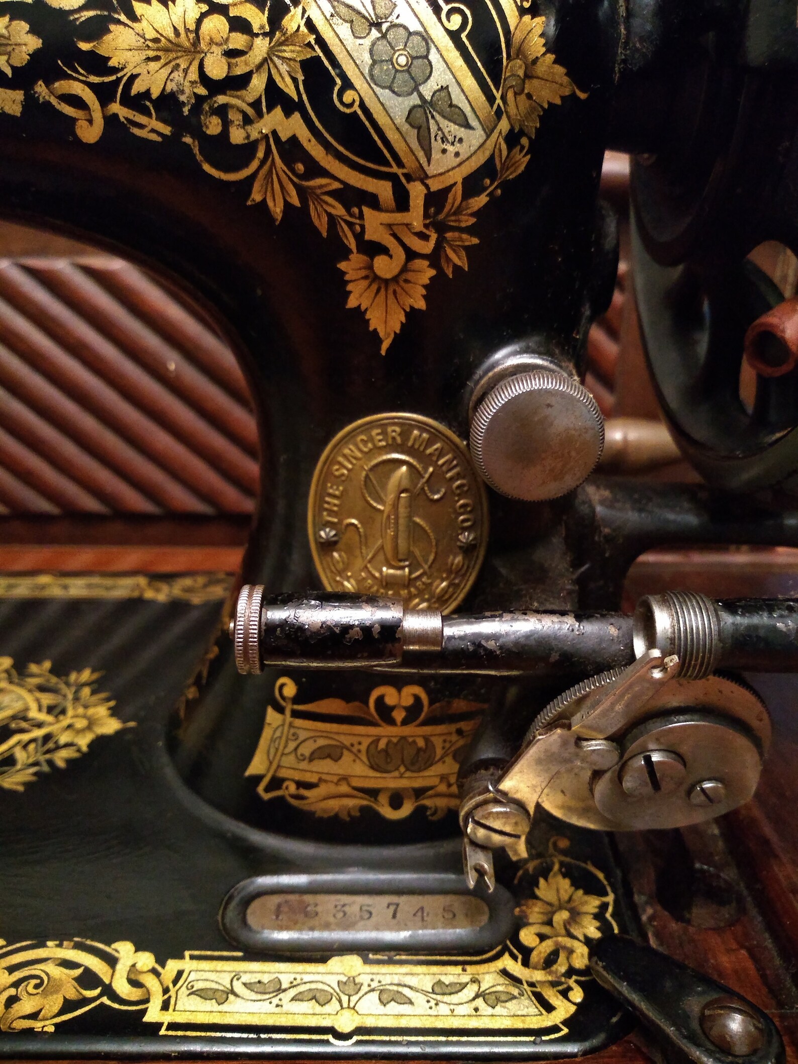 Rare Antique 1901 Singer Sewing Machine Class Model No. 28K Serial No ...