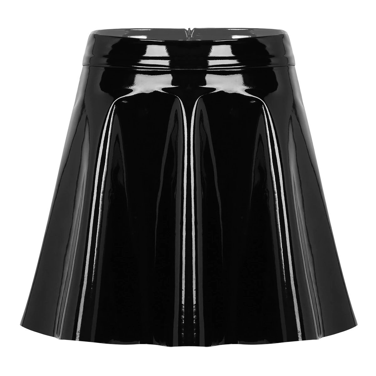 PVC Skirt, Goth Skirt, Vinyl Mini Skirt, Festival Skirt, Clubwear - Etsy