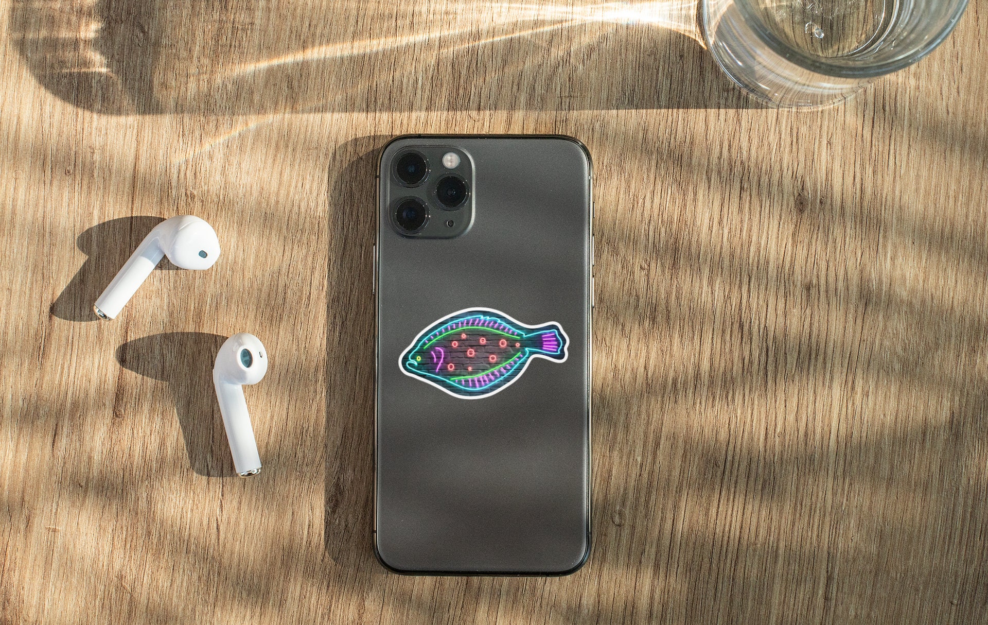 Summer Flounder (fluke) Neon Sticker - Etsy