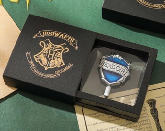 Harry Potter Enamel Pin Hogwarts Wizard School Head Boy Head Girl Badge ...