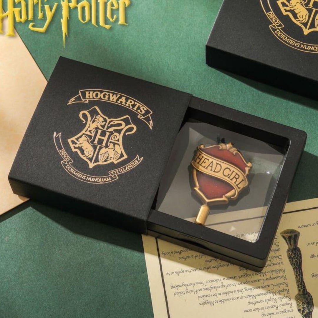 Harry Potter Pin Gryffindor Head Girl Head Boy Pin Prefect Badge - Etsy