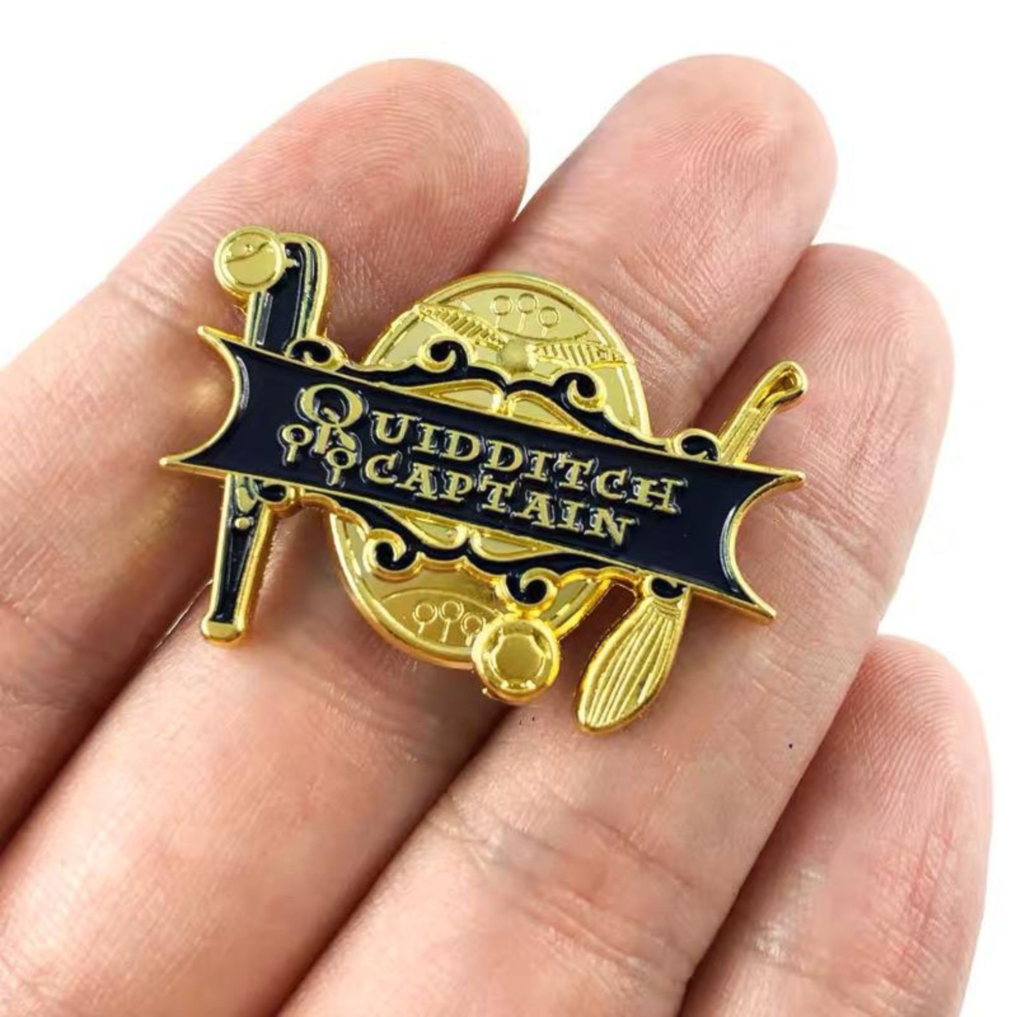 Hogwarts Quidditch Captain Enamel Pin for Bags | Harry Potter Inspired ...