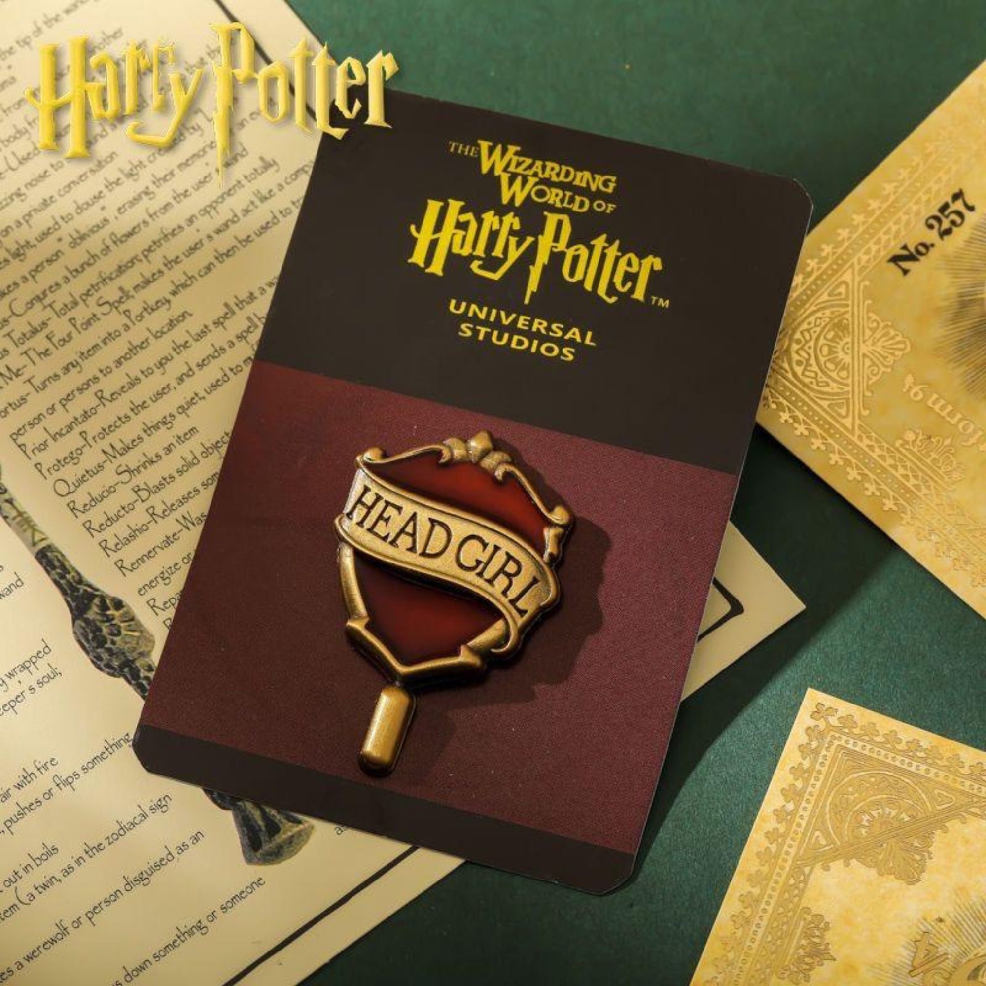 Harry Potter Pin Gryffindor Head Girl Head Boy Pin Prefect Badge - Etsy