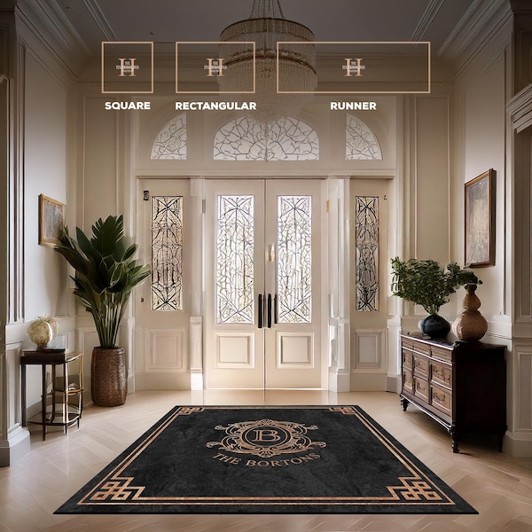 Monogram Rugs - Etsy