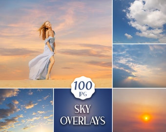 10 Stairway to Heaven Sky Overlays Digital Sky Road to - Etsy