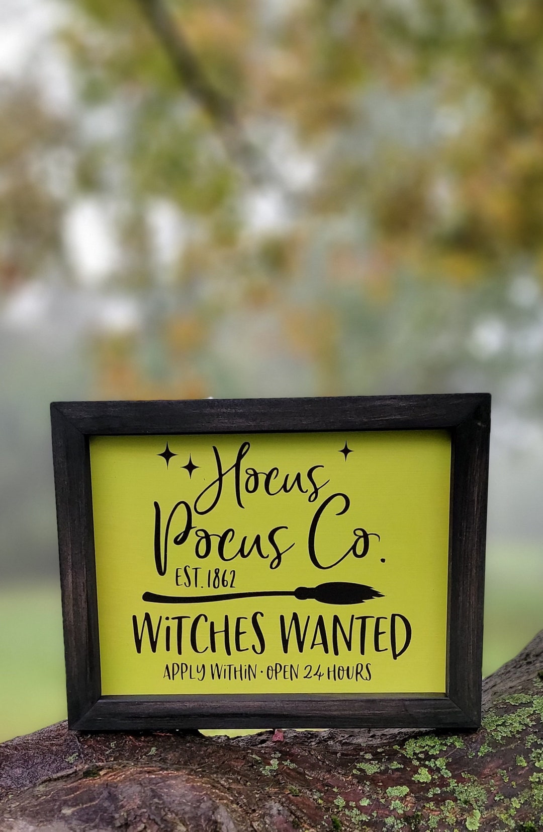 Hocus Pocus Co. | Halloween Wood Sign | Wood Halloween Sign | Farmhouse ...