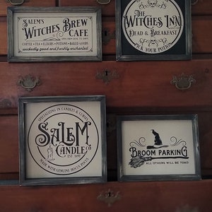 THE WITCHES INN | Halloween Sign | Wood Sign | Farmhouse Halloween Sign ...