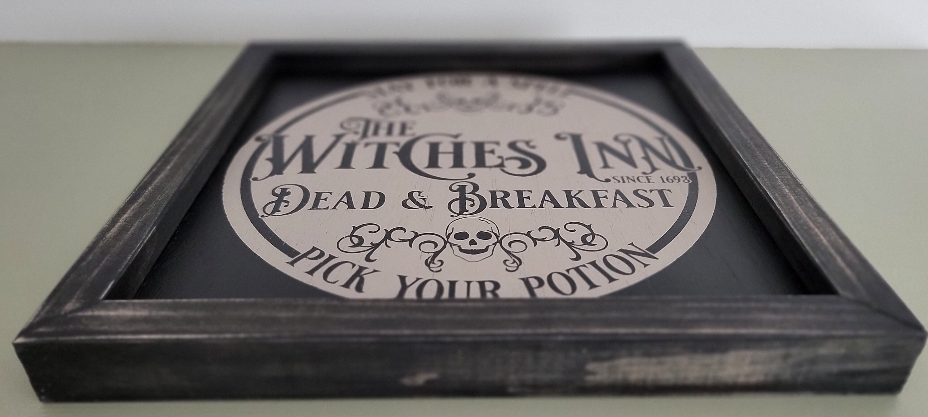 THE WITCHES INN | Halloween Sign | Wood Sign | Farmhouse Halloween Sign ...
