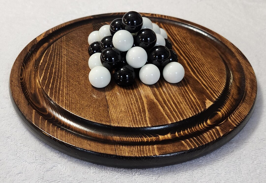 Solid Wood Pylos / Pyraos / Elevation / Marble Pyramid Game, Giant 1 ...